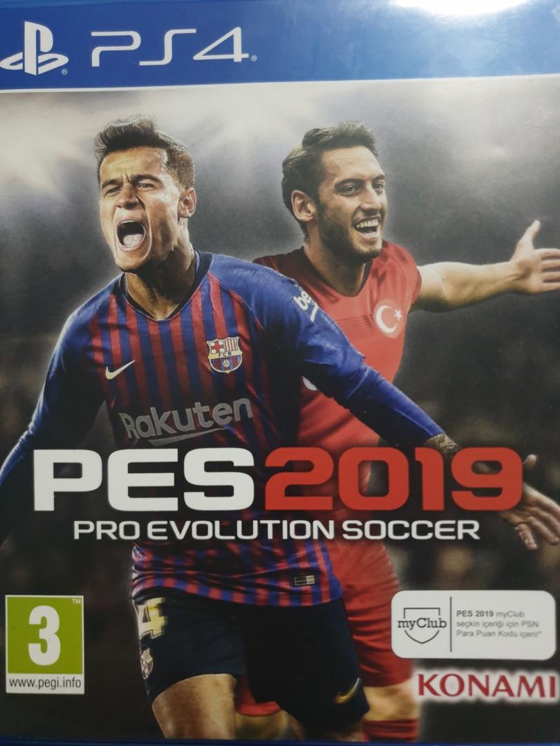 PS4 PES 2019 Code unredeemed, Video Gaming, Video Games, PlayStation on ...