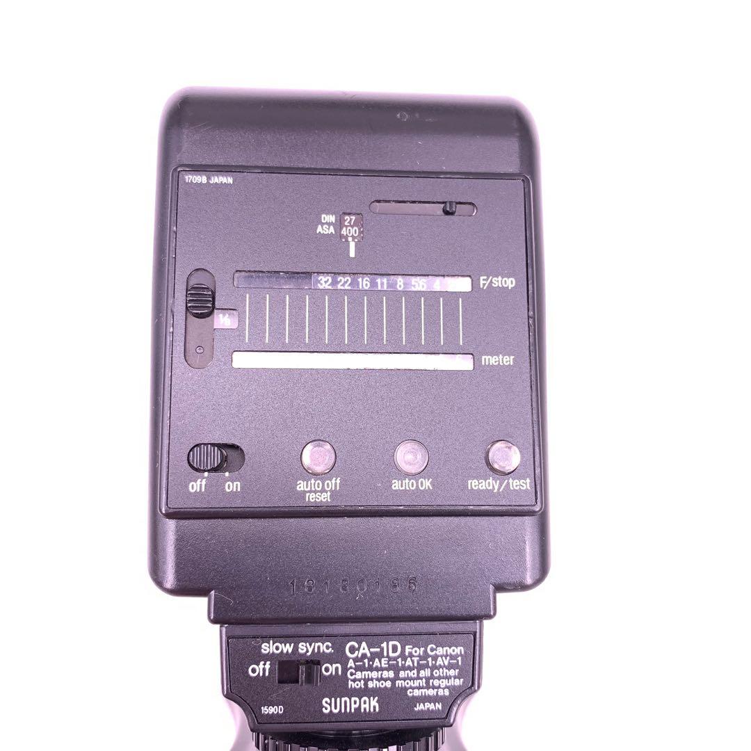 [BMC] Sunpak Auto 24DX Thyristor Speedlight Flash Strobe with Rear Chart For Manual Film ...