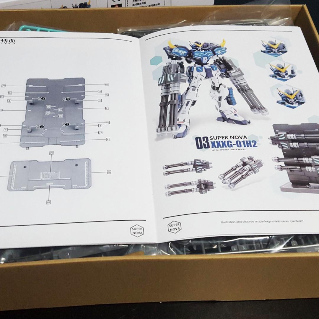 SuperNova 1/100 Master Grade Gundam Heavyarms CUSTOM KAI, Hobbies ...