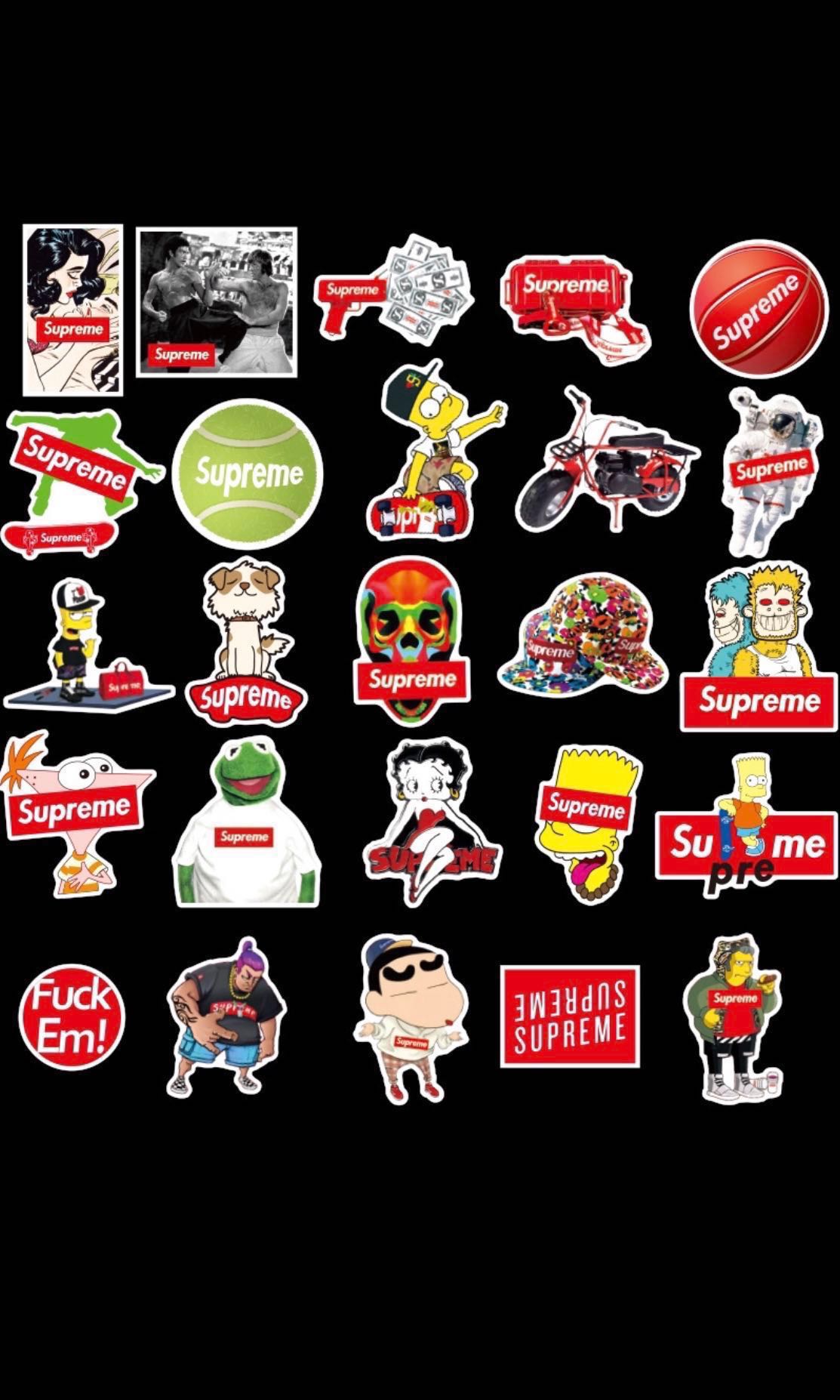Supreme Stickers, Hobbies & Toys, Stationery & Craft, Art & Prints on ...