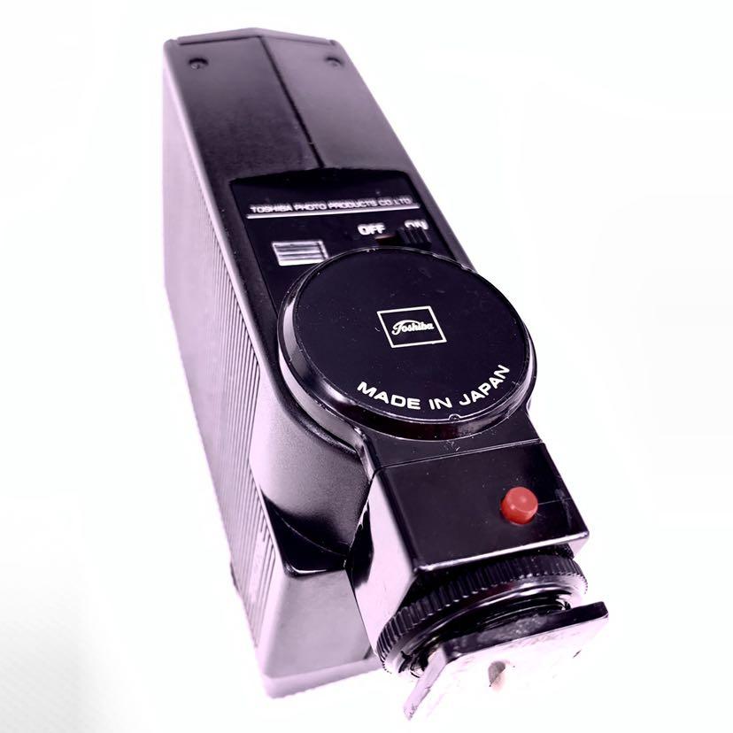 [BMC] Toshiba QCC-2500 Speedlight Flash Strobe with Rear Chart For Manual Film Analogue Camera ...