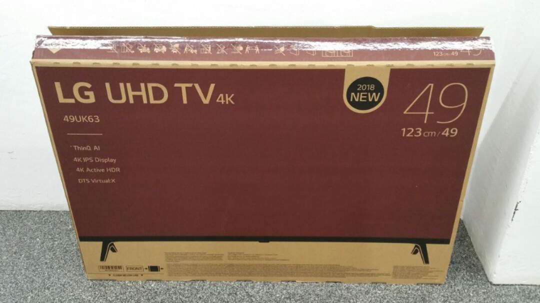 TV carton box (left box for 49 inch TV, others sold) (with inner ...