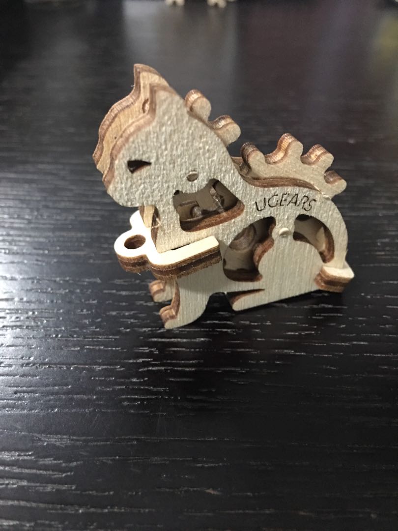 Ugears Wooden Cat Figurine, Hobbies & Toys, Toys & Games on Carousell