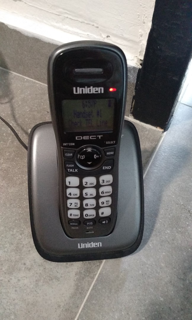 Uniden Dect home wireless phone (AS1002-MG), TV & Home Appliances, TV ...