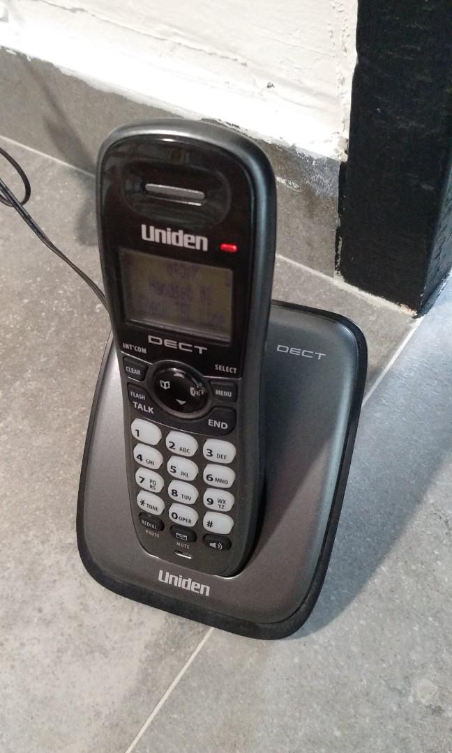 Uniden Dect home wireless phone (AS1002-MG), TV & Home Appliances, TV ...