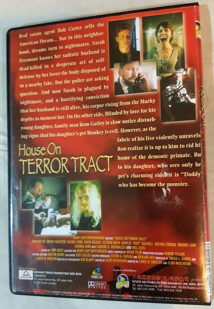 VCD - HOUSE ON TERROR TRACT (2000), Hobbies & Toys, Music & Media, CDs ...