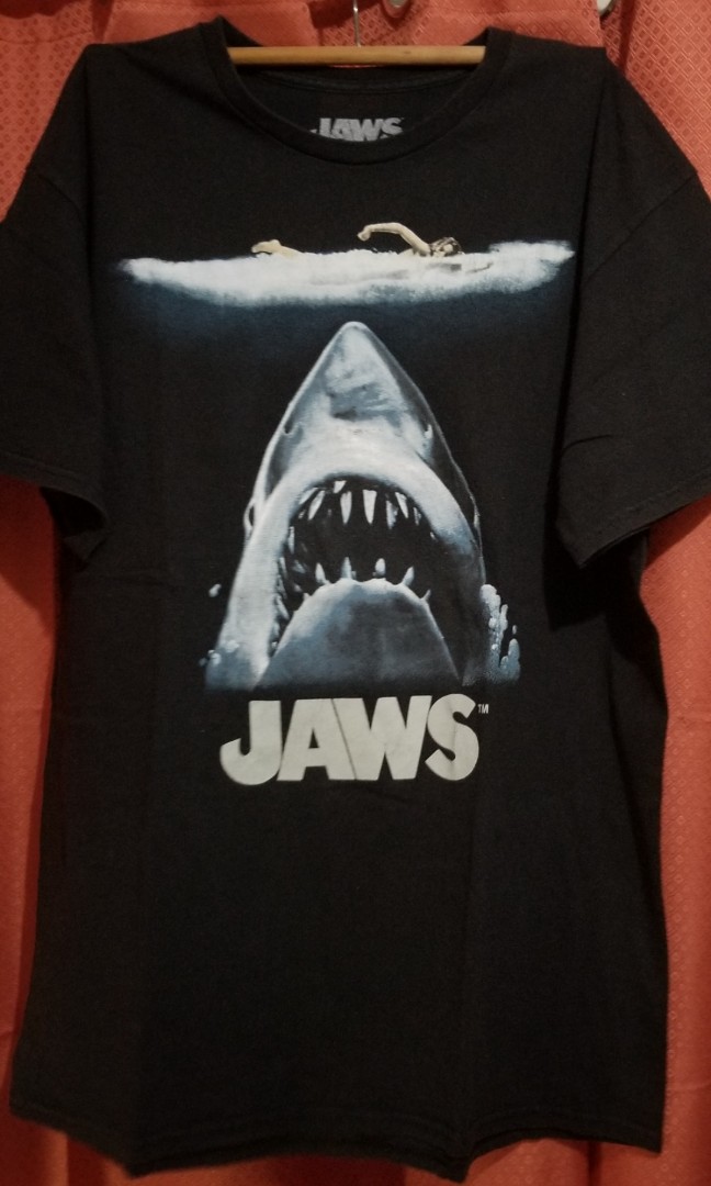 Vintage JAWS Movie Shirt, Men's Fashion, Tops & Sets, Tshirts & Polo ...