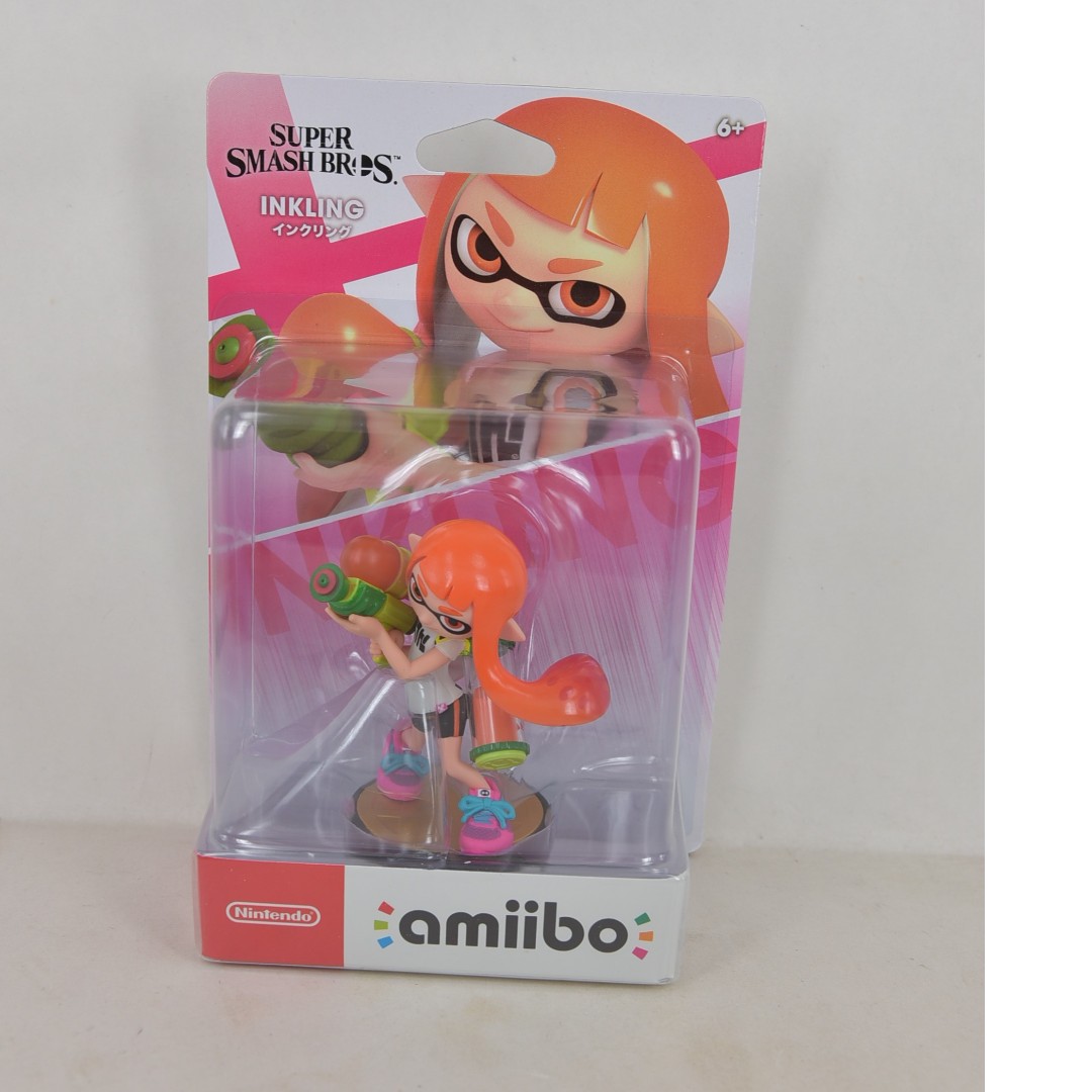 (全新) NS Switch Amiibo: 漆彈大作戰 Splatoon Inkling 大亂鬥系列 (日版) - 玩 Super ...