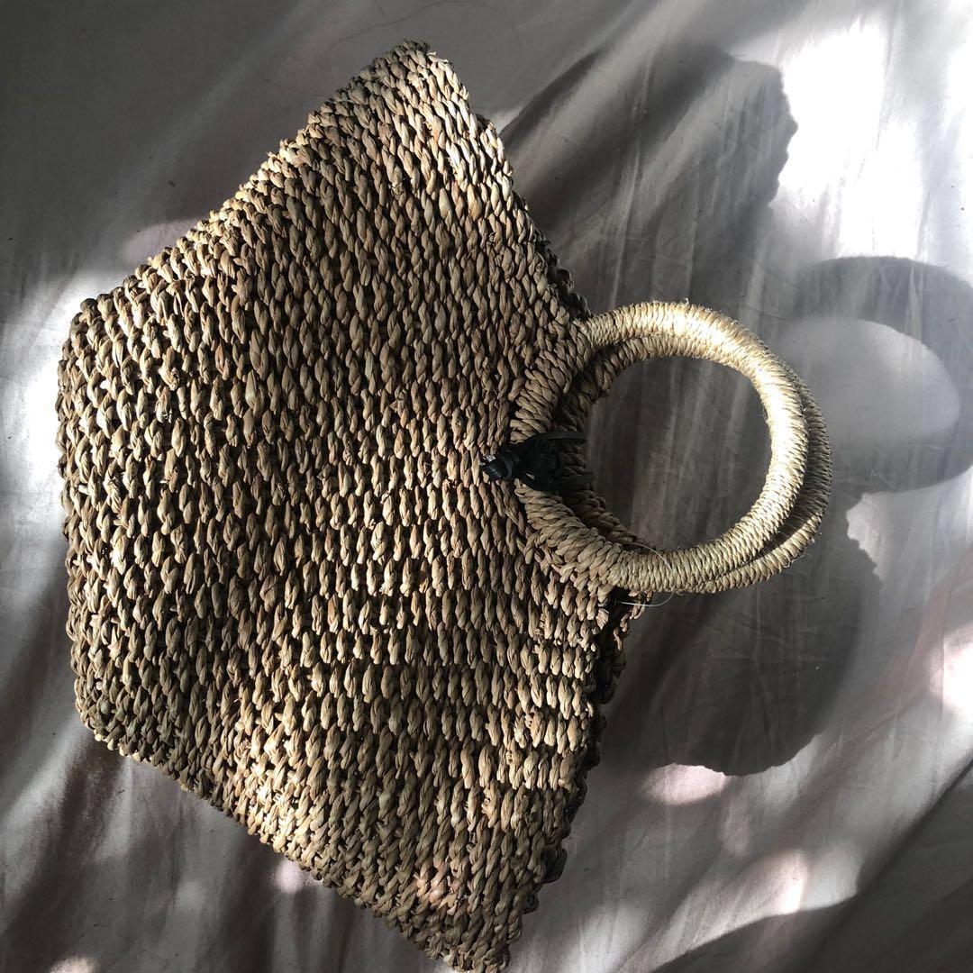 Abaca/abaka hand bag, Women's Fashion, Bags & Wallets, Beach Bags on ...