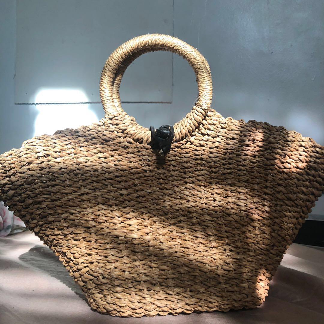Abaca/abaka hand bag, Women's Fashion, Bags & Wallets, Beach Bags on ...