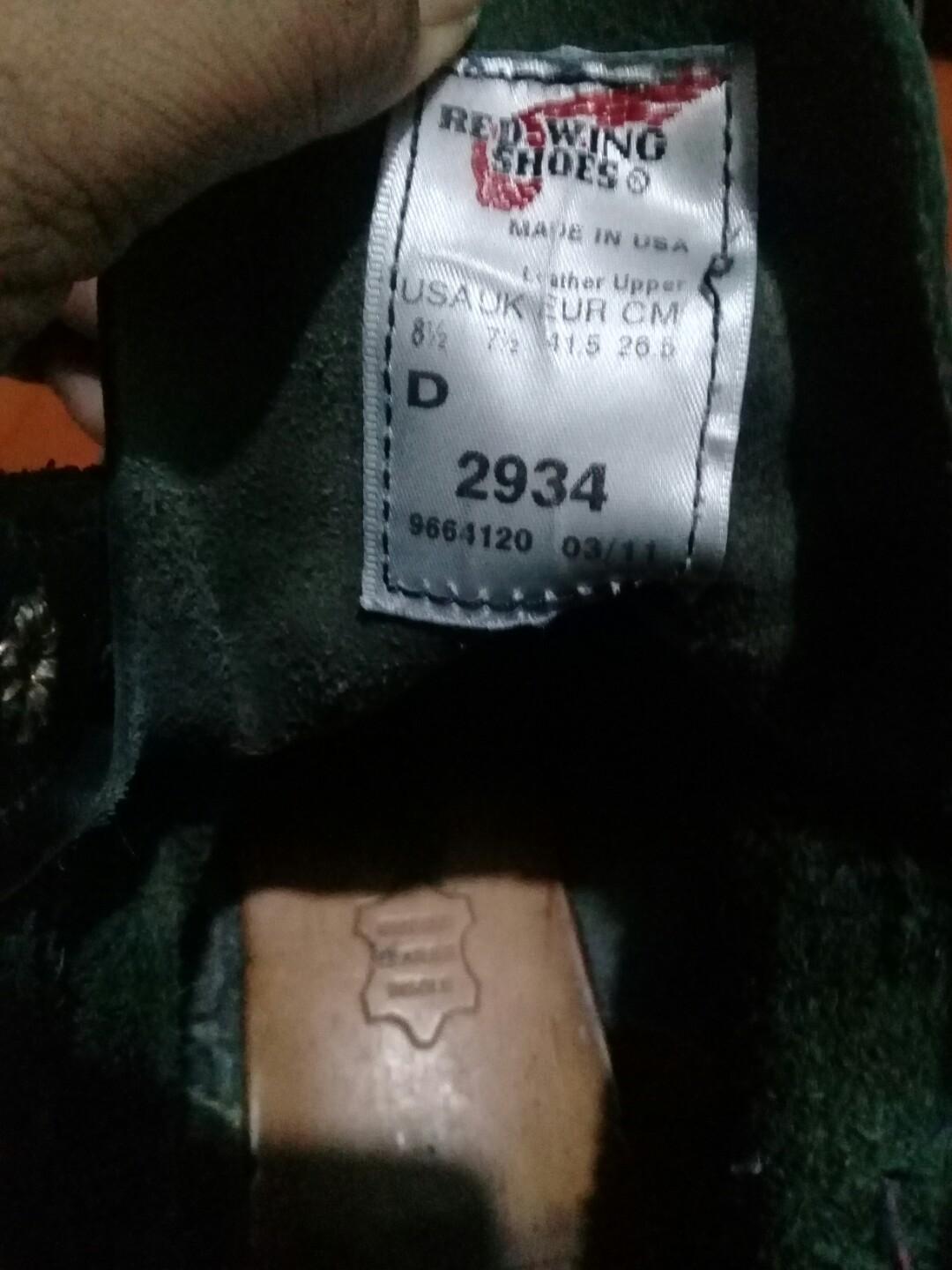 AUTHENTIC RED WING LINEMAN 2934, Men's Fashion, Footwear, Boots on ...