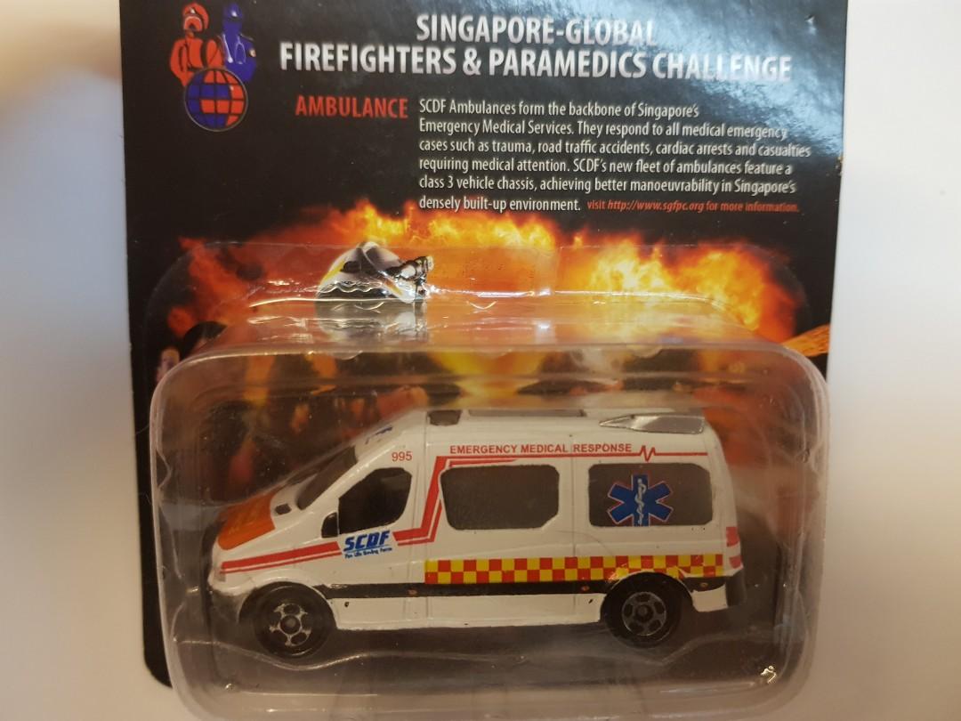 Brand new SCDF mini ambulance, Hobbies & Toys, Toys & Games on Carousell