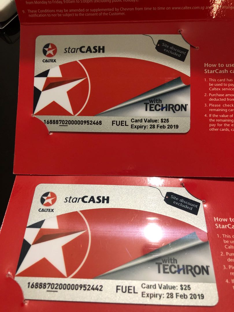 Caltex StarCash Card, Everything Else on Carousell