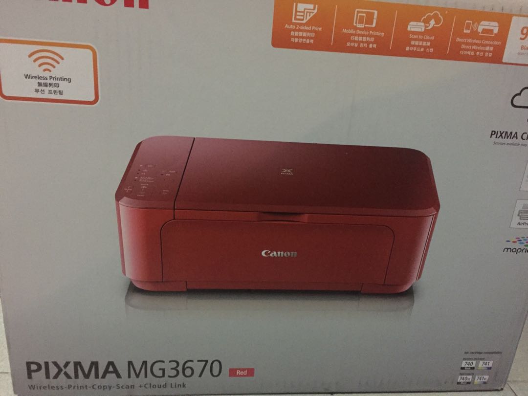 Canon PIXMA MG3670 Printer, Computers & Tech, Printers, Scanners ...