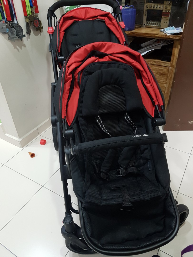 Contour Elite Option Souble Stroller, Babies & Kids, Going Out ...