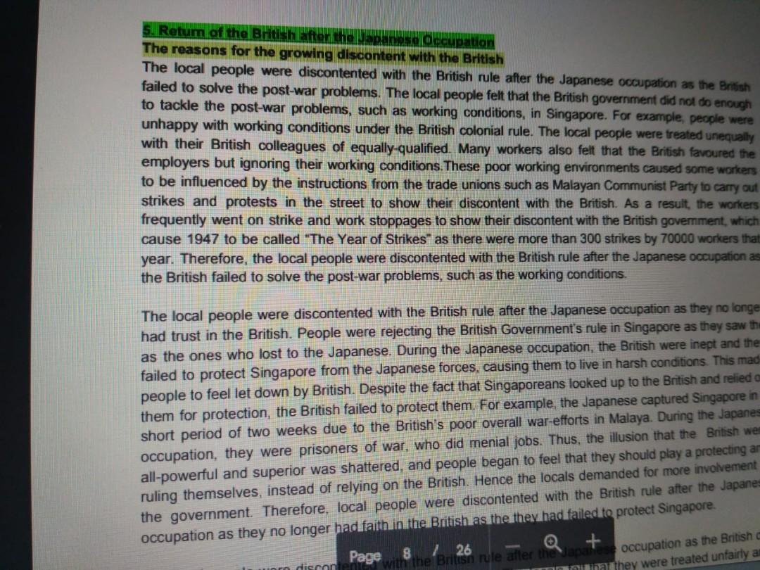 History Secondary 2 notes, Hobbies & Toys, Books & Magazines ...