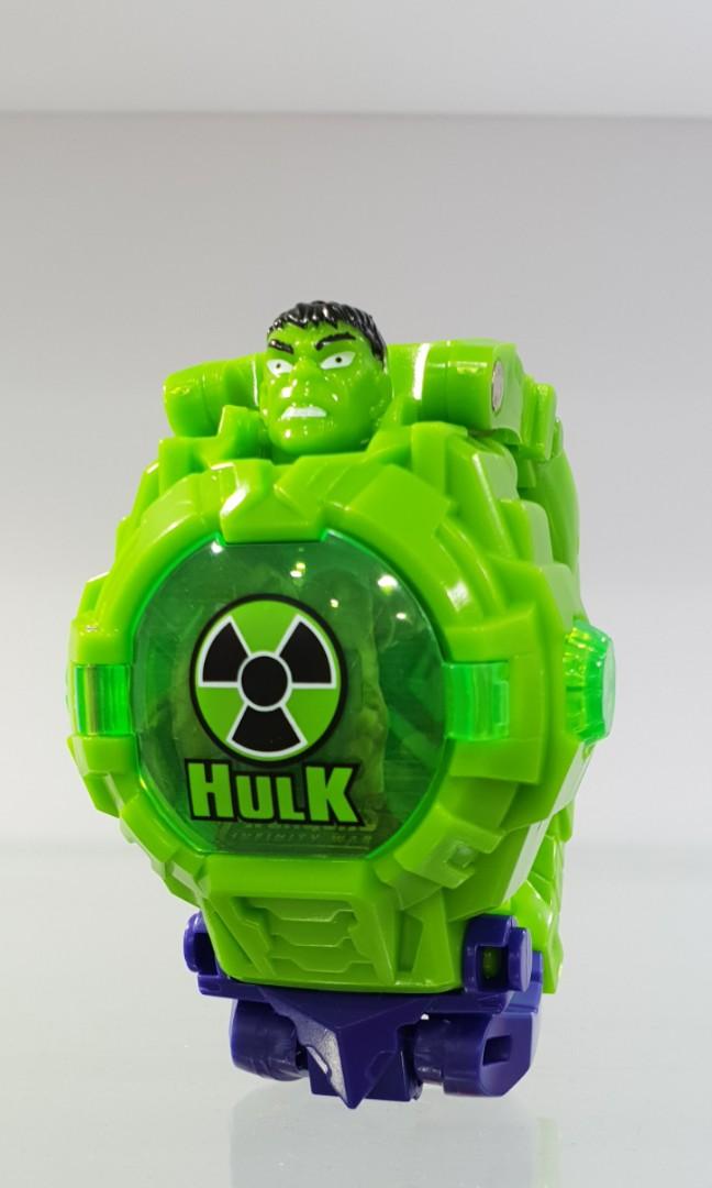Incredible Hulk Robot Watch, Hobbies & Toys, Toys & Games on Carousell