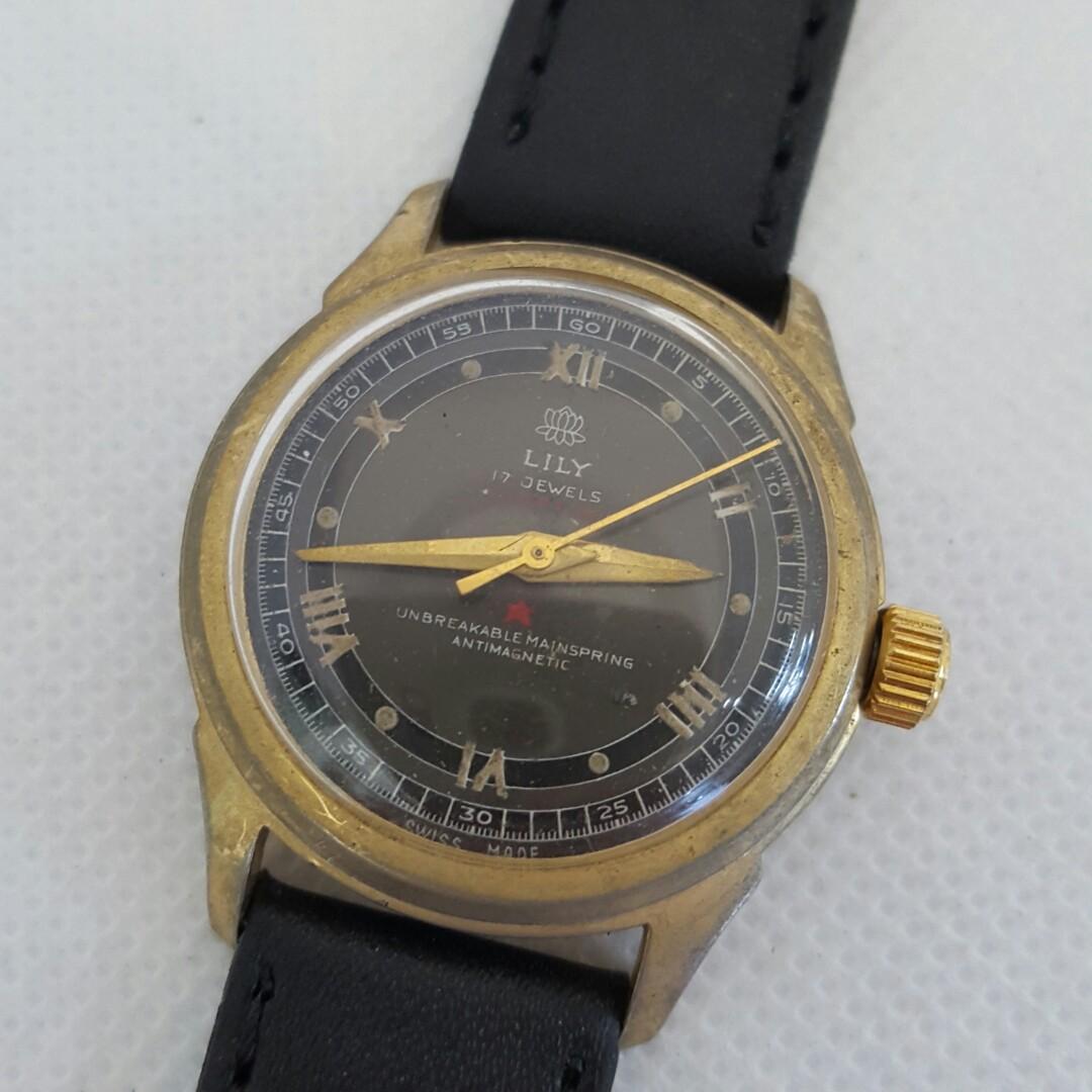 Lily Unbreakable Main Spring Swiss Vintage Watch, Women's Fashion ...