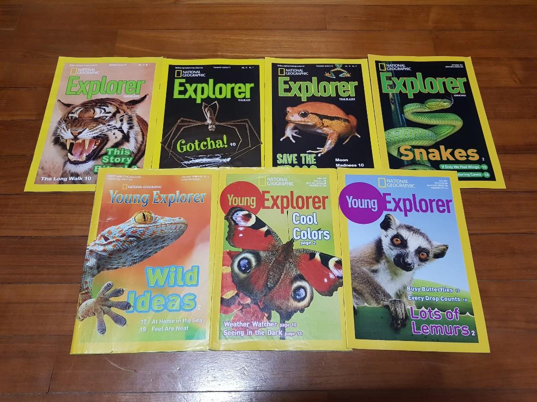 National Geographic young explorer and explorer magazines, Hobbies ...