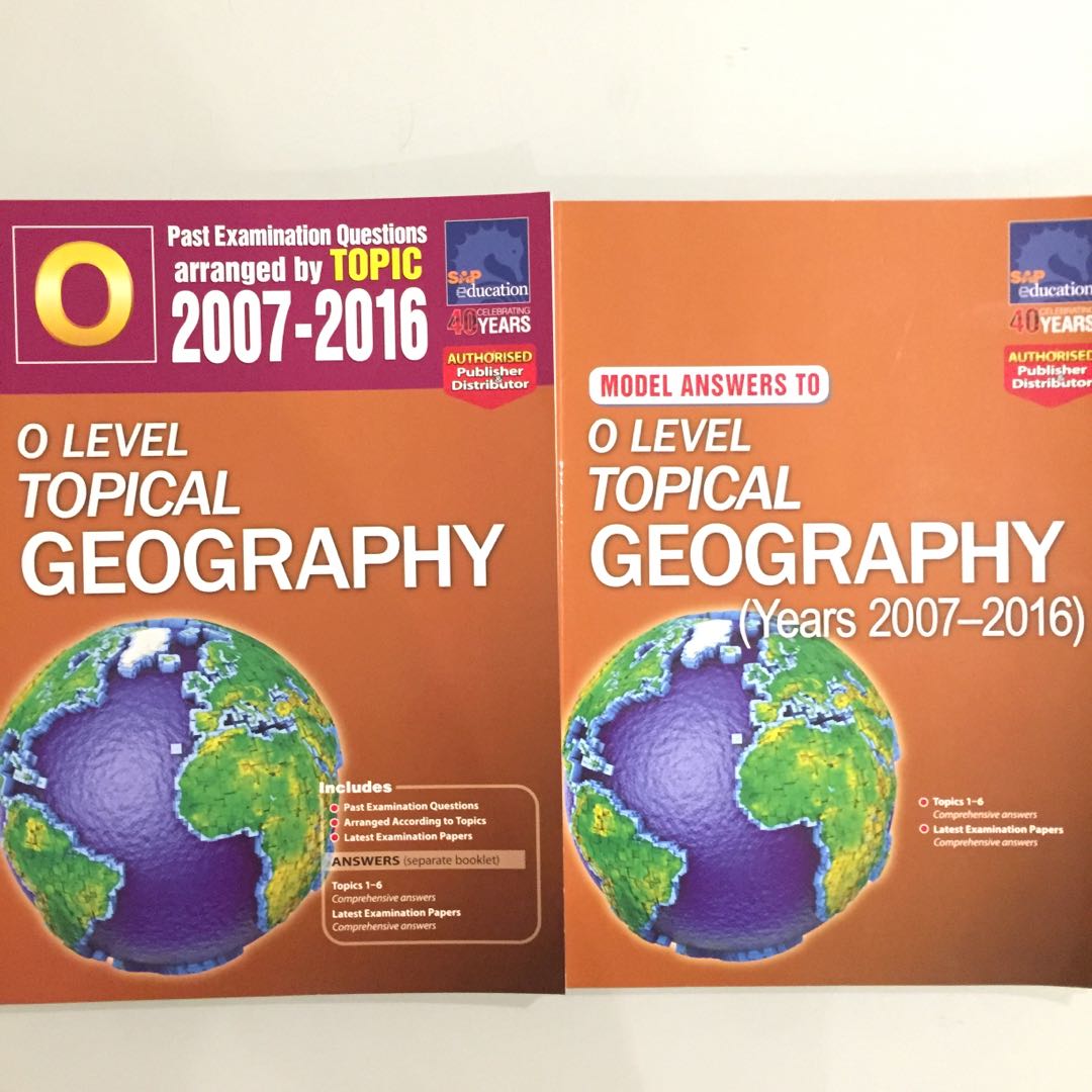 O Level Geography TYS + Answer Booklet, Hobbies & Toys, Books ...