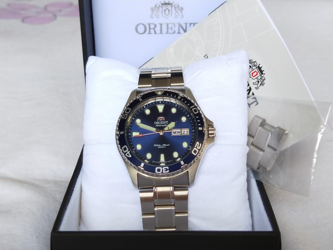 Orient Ray II Automatic Blue Dial Watch, Men's Fashion, Watches ...