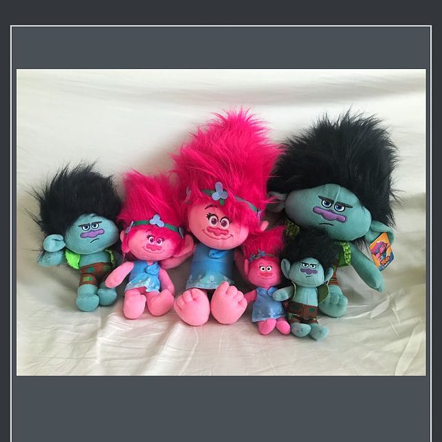 Original DreamWorks Trolls Plushie Softtoy, Hobbies & Toys, Toys ...