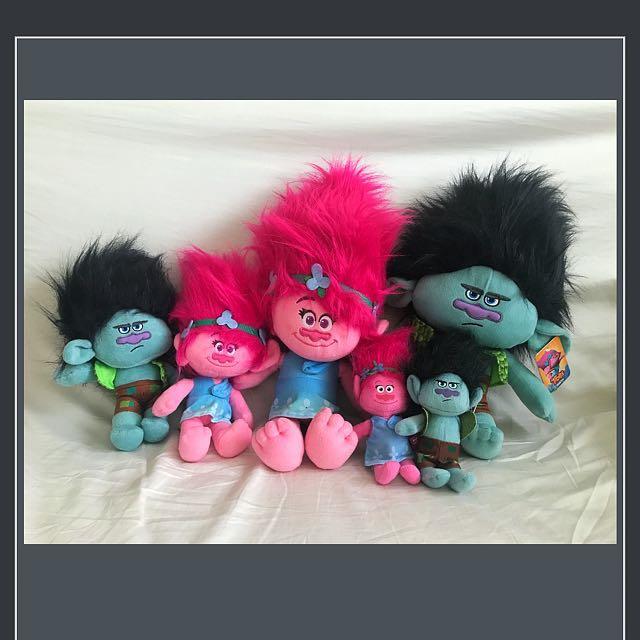 Original DreamWorks Trolls Plushie Softtoy, Hobbies & Toys, Toys ...