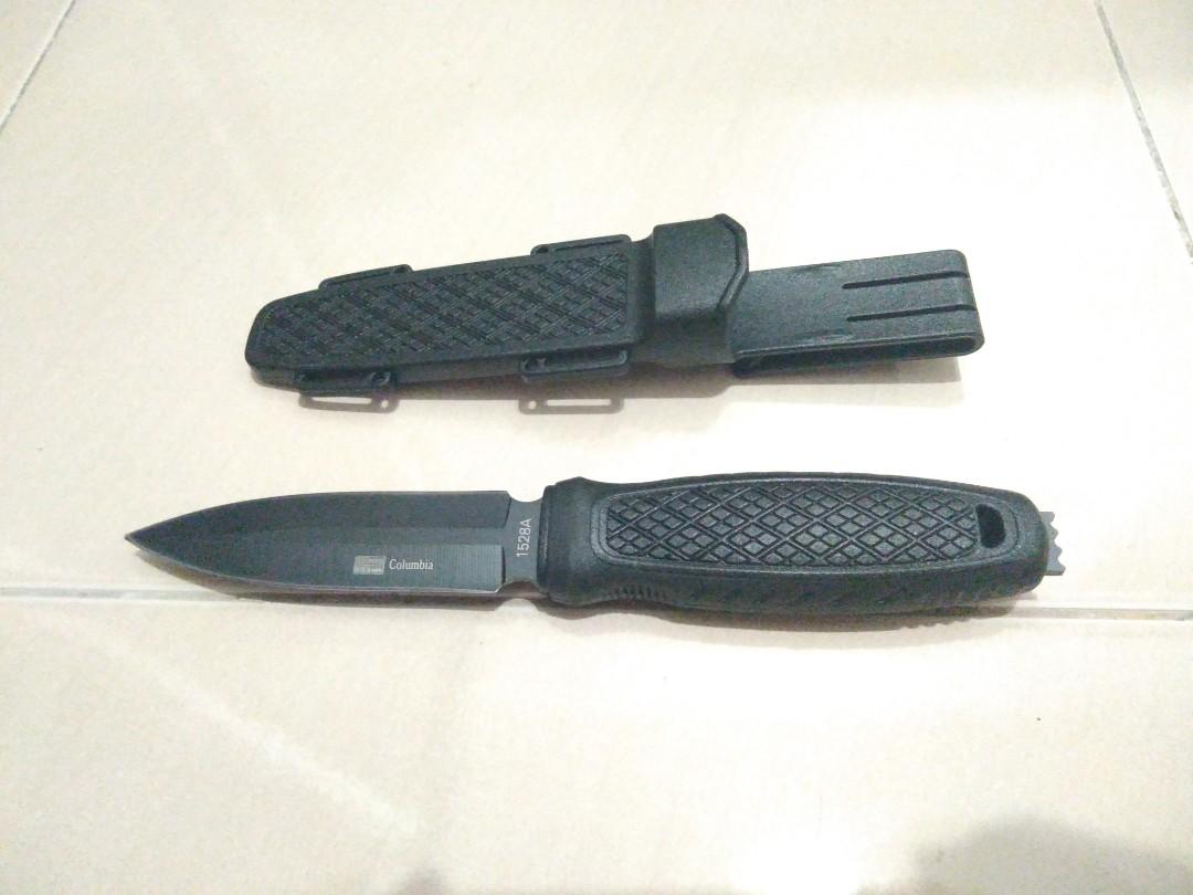 Pisau tempur askar tactical army knife, Sports Equipment, Sports ...