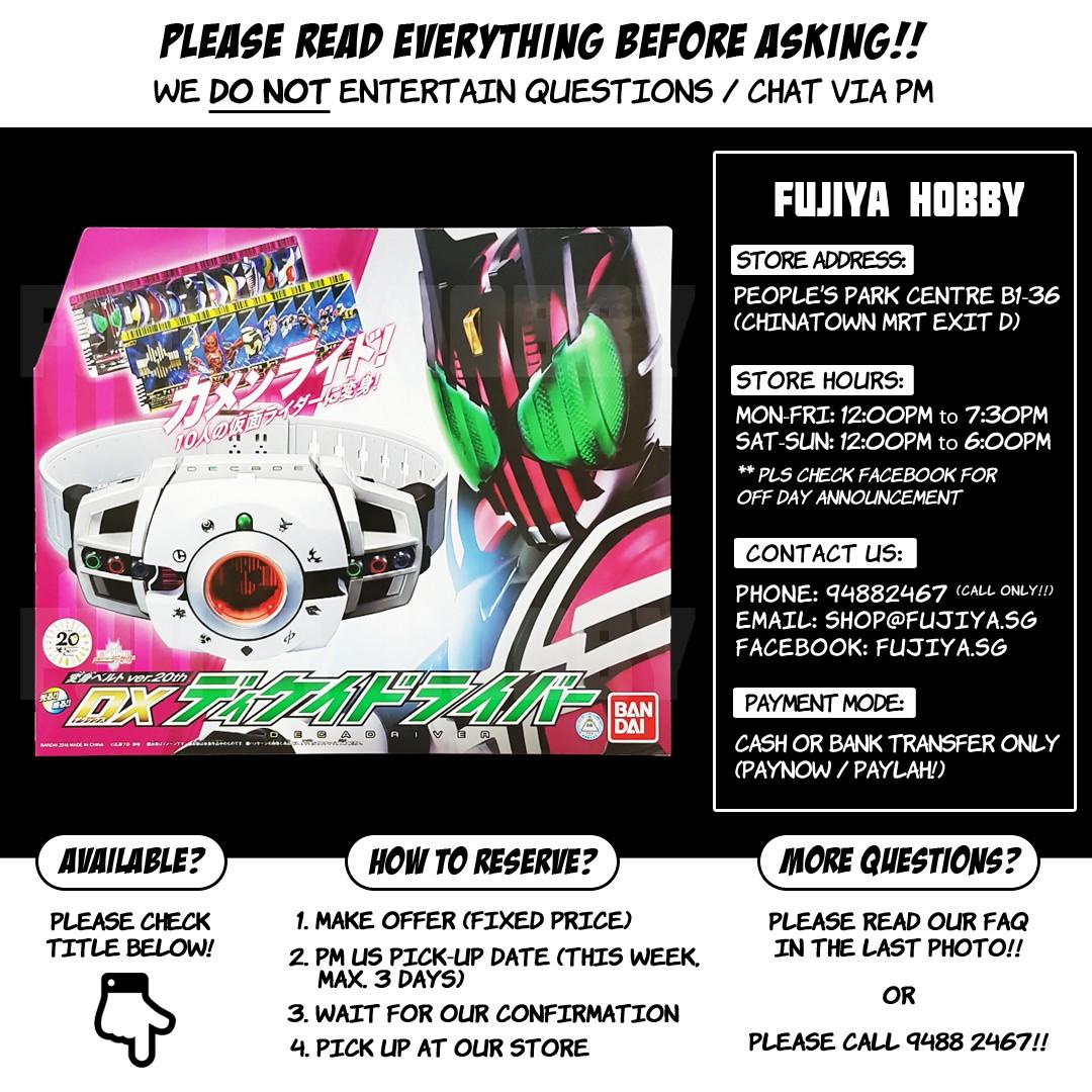[LAST-1!!] Kamen Rider Henshin Belt ver. 20th DX Deca Driver / Decadriver (Decade), Hobbies ...