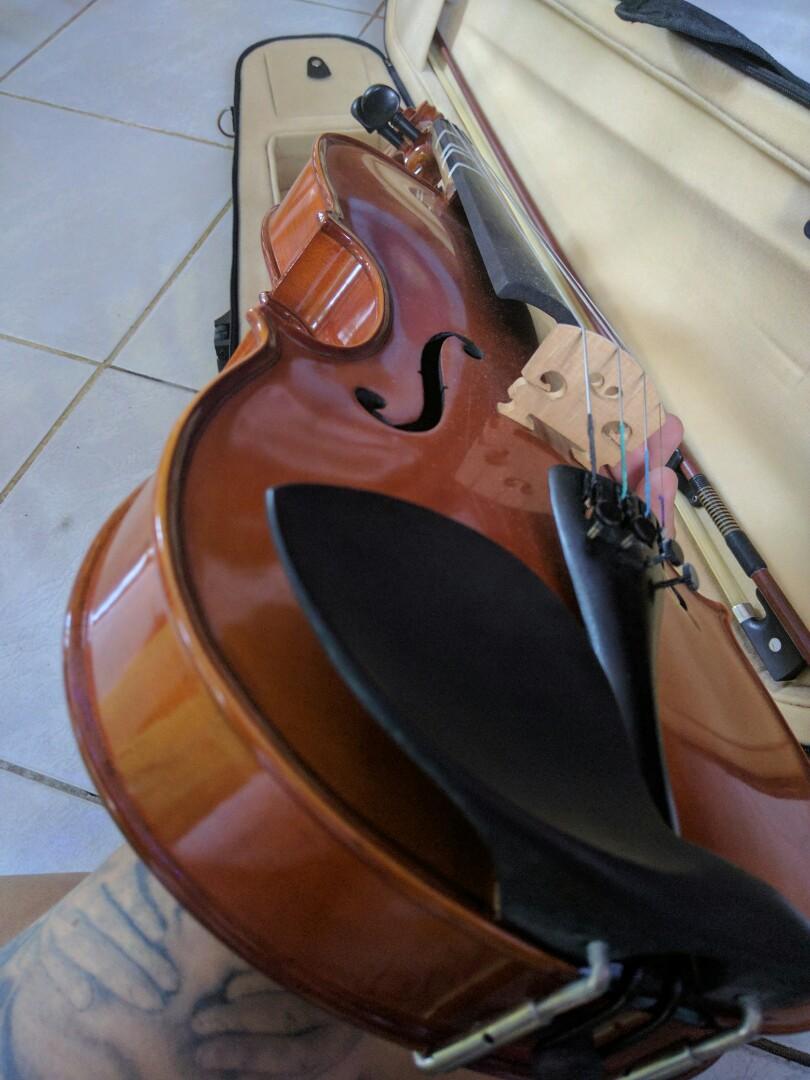 Sandner Violin FREE shoulder rest and shipping, Hobbies & Toys, Music ...