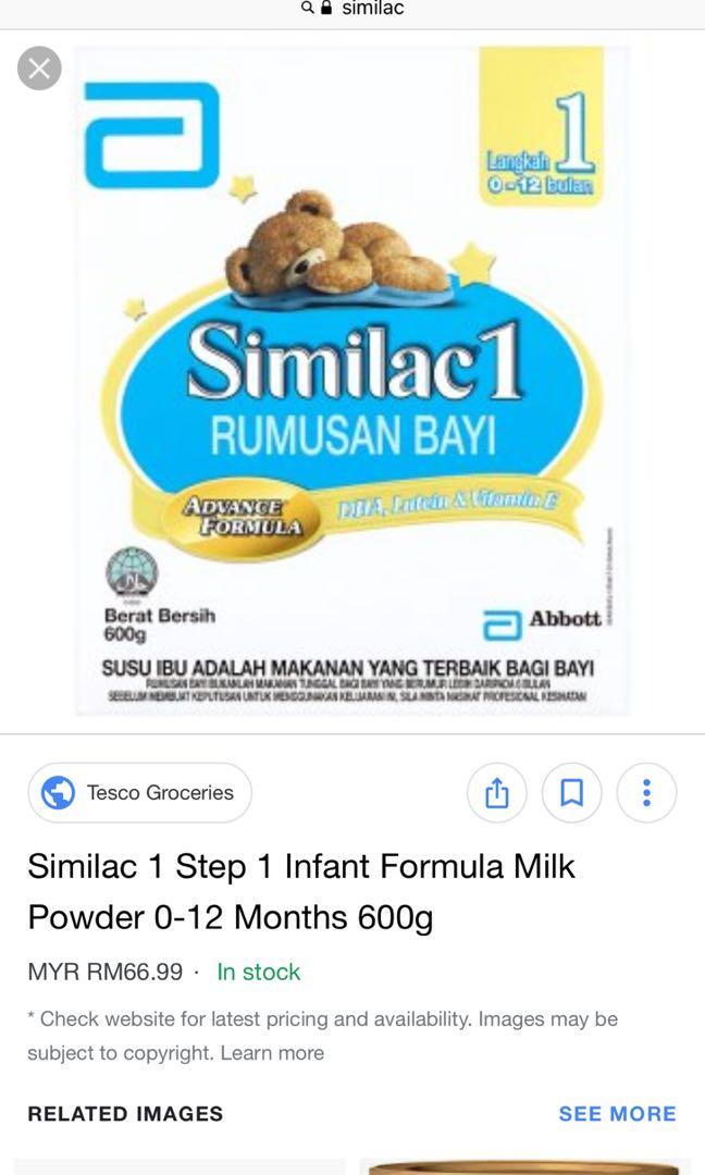 Similac stage 1, Babies & Kids, Nursing & Feeding, Weaning & Toddler ...