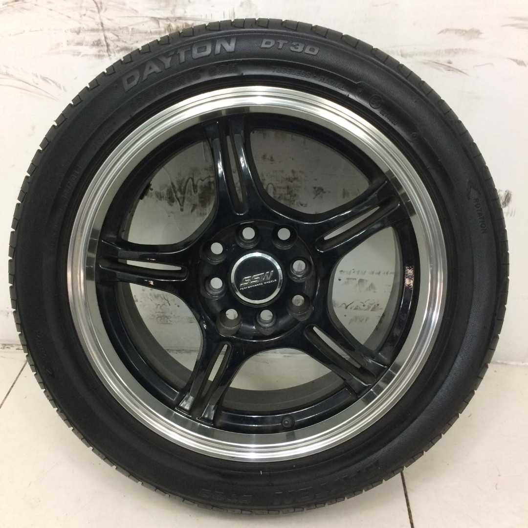 15" Sports Rim With Tyres 4X100 4X114.3 (SR1489), Car Accessories ...