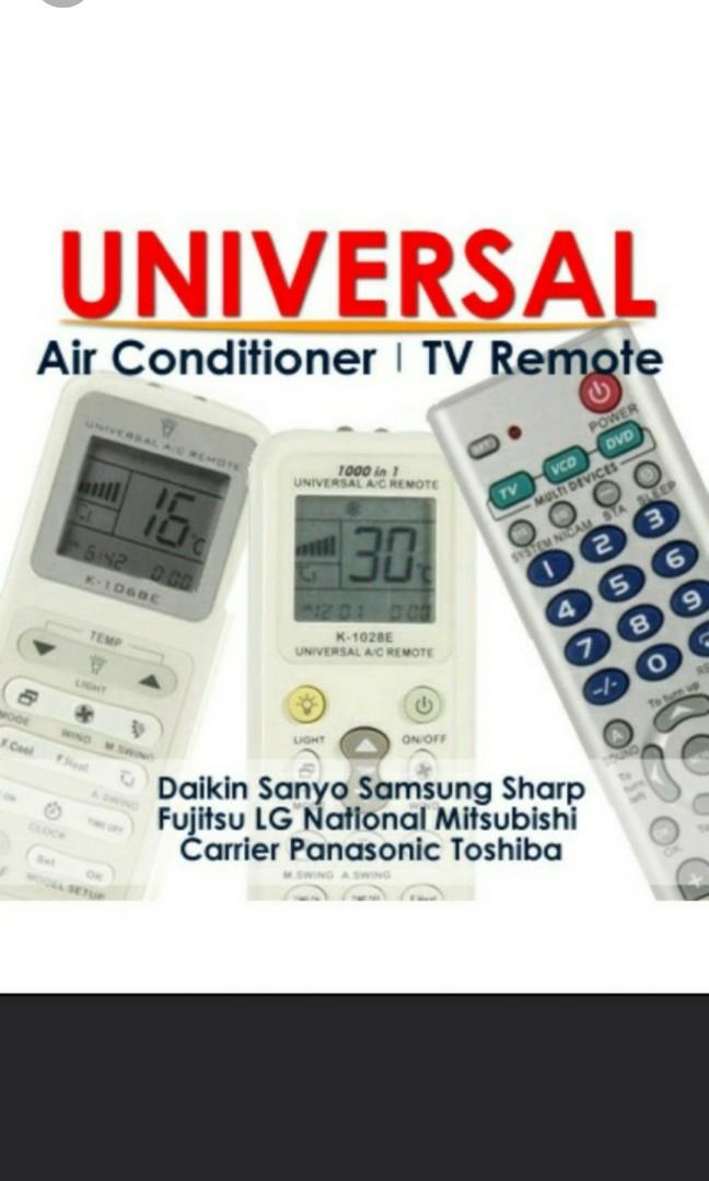 AIRCON REMOTE ★ Universal Air Con Remote Control Controller Daikin LG ...