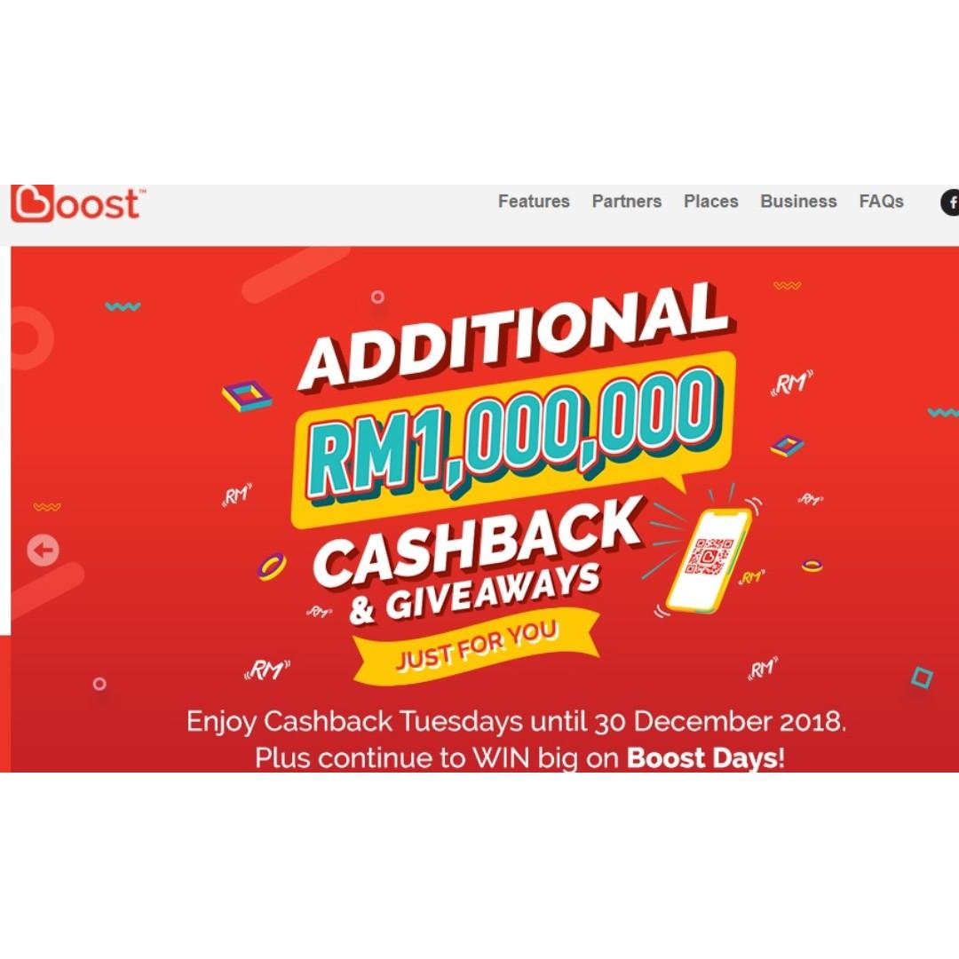 Boost - Cash Rebate, Tickets & Vouchers, Store Credits on Carousell