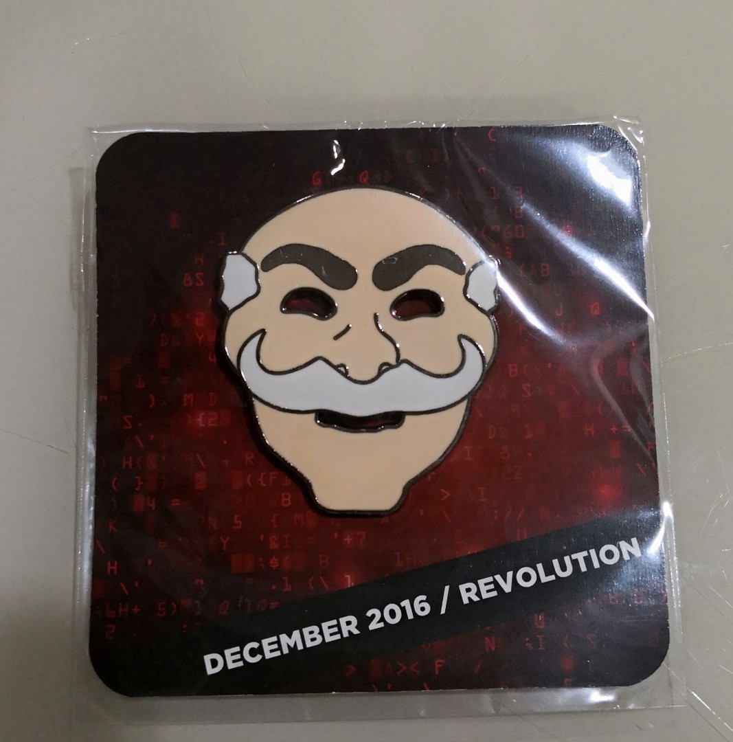 Brand New Limited Edition MR.ROBOT pin, Men's Fashion, Bags, Belt bags ...