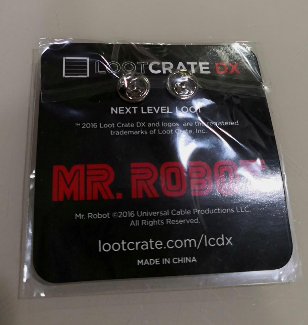 Brand New Limited Edition MR.ROBOT pin, Men's Fashion, Bags, Belt bags ...