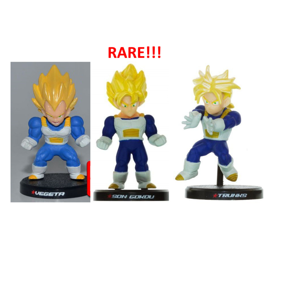 Dragon Ball Z DBZ Deformation Figurines - Rare Goku, Vegeta & Trunks, Hobbies & Toys, Toys ...