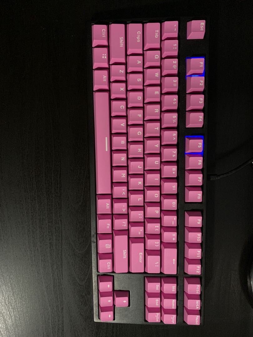 Ducky Zero DK Mechanical Keyboard Blue switch, Computers & Tech, Parts ...