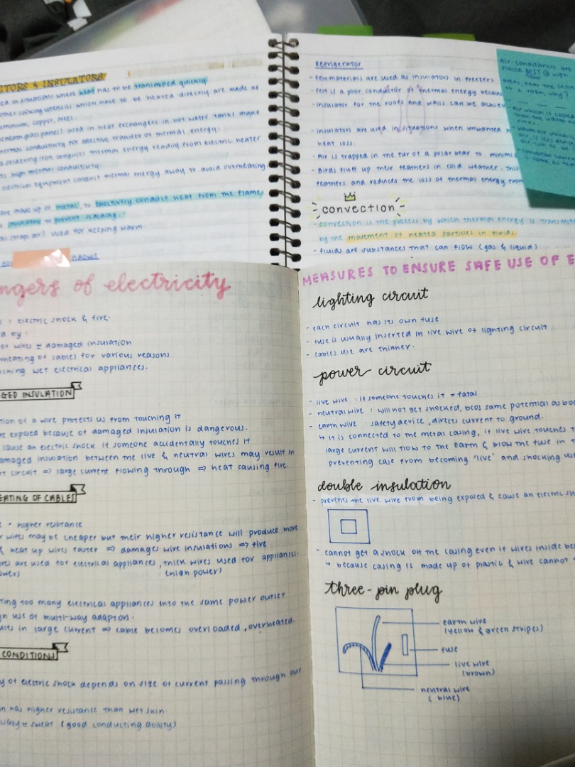 full set upper sec combine physics handwritten notes, Hobbies & Toys ...