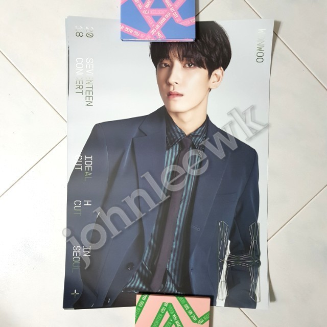 [INSTOCKS] SEVENTEEN Wonwoo Ideal Cut Poster, Hobbies & Toys ...