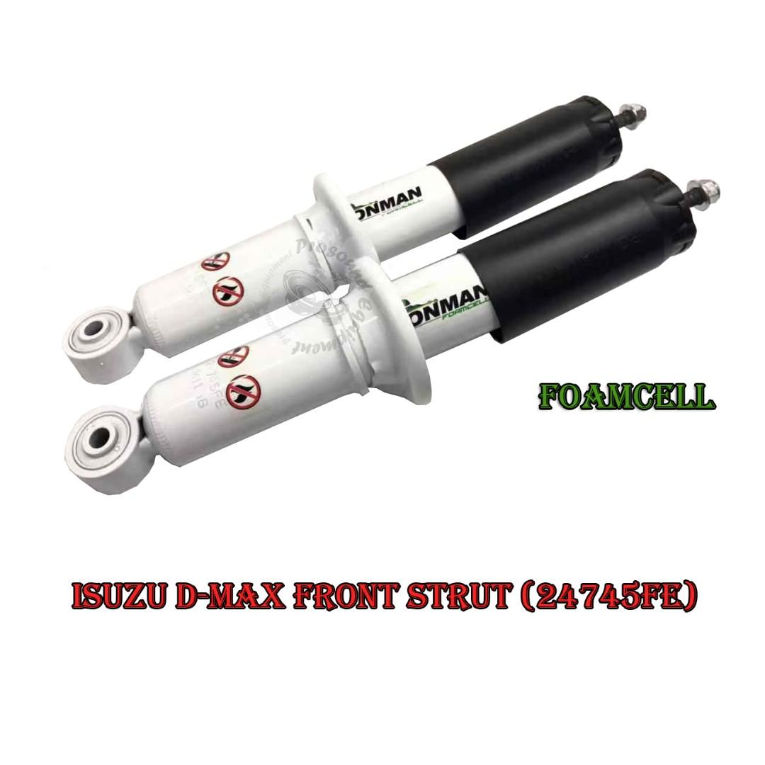 IRONMAN 4X4 FOAMCELL FRONT STRUT & REAR SHOCK ABSORBER FOR ISUZU D-MAX ...