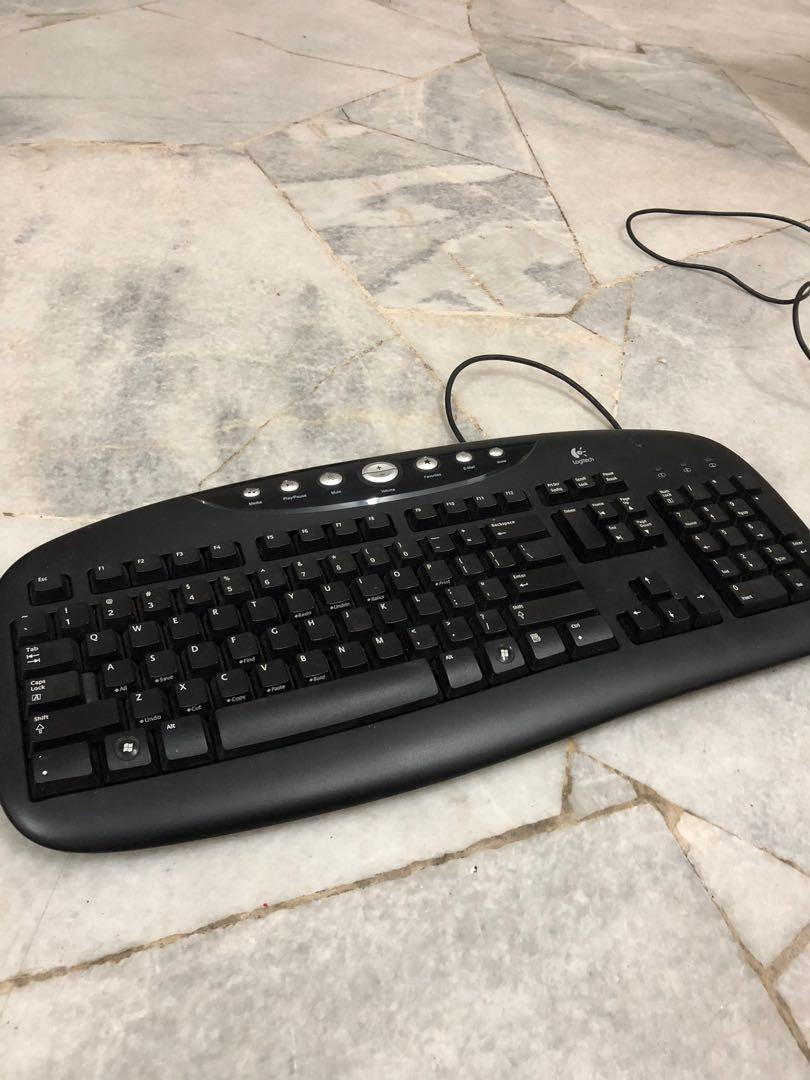 Logitech Keyboard Computers Tech Parts Accessories Computer Keyboard On Carousell