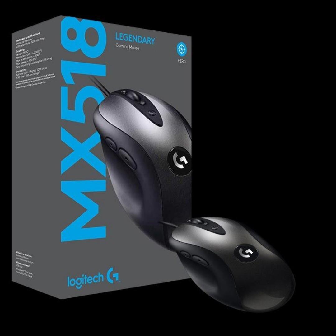 Logitech MX518 Legendary Gaming Mouse, Computers & Tech, Parts ...