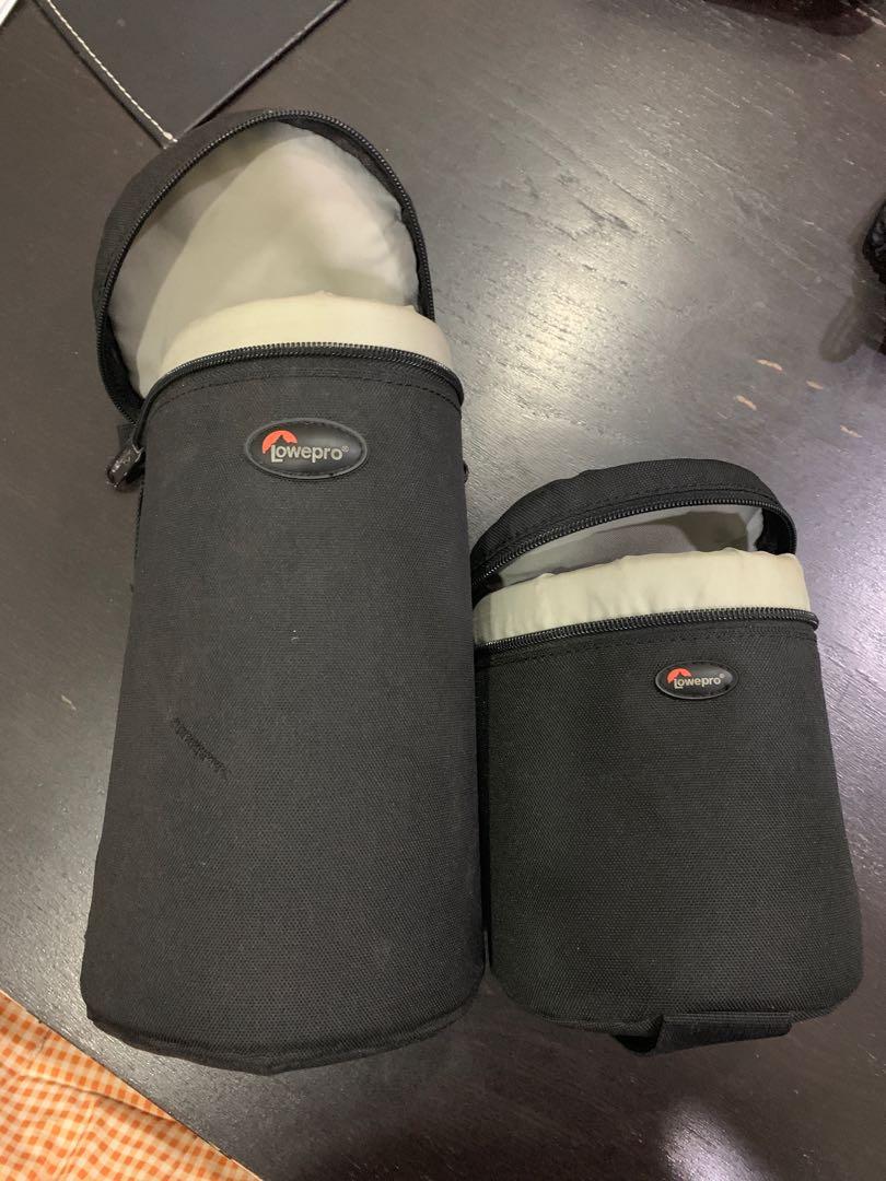 Lowepro Lens Case (Set of Tele and Wide angle), Photography, Lens ...