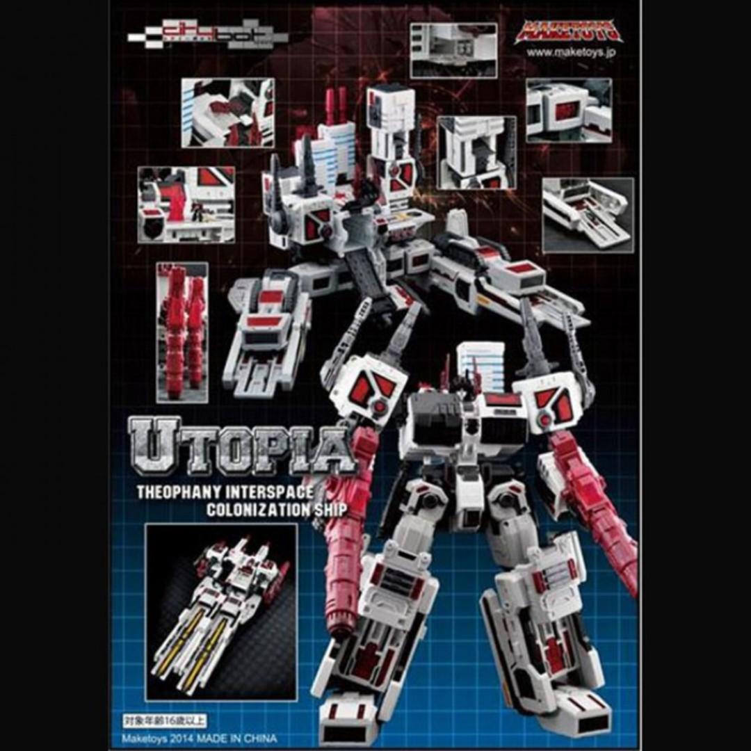 Maketoys Utopia [MISB] - 3rd Party Transforming Metroplex, Toys & Games ...
