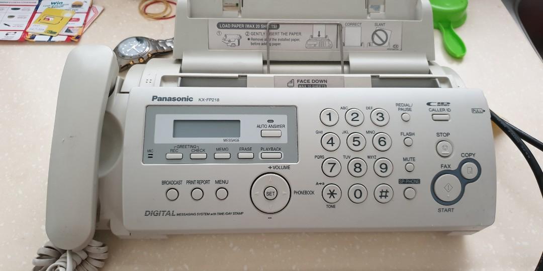 Panasonic Fax Machine cum Phone, TV & Home Appliances, Washing Machines ...
