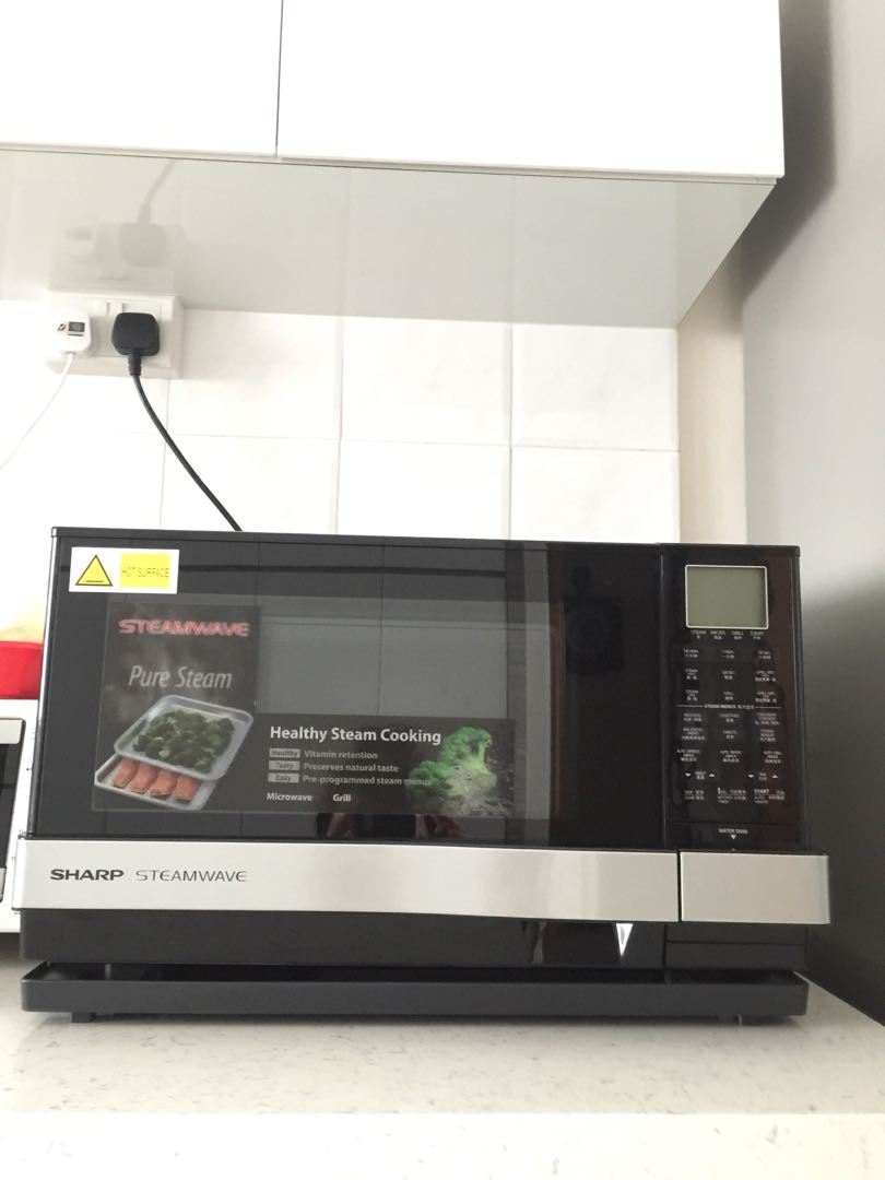 Sharp Steamwave Microwave Oven with Steam & Grill Operation, TV & Home ...