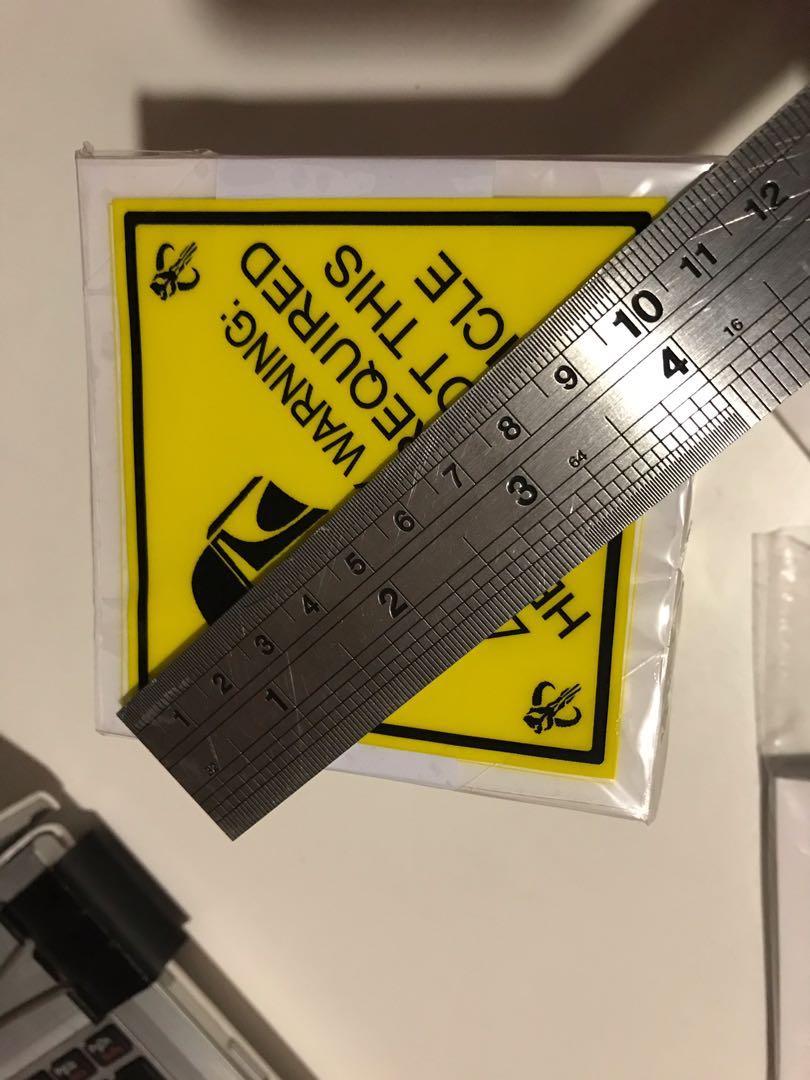 Star Wars Safety Warning Static Decal, Car Accessories, Accessories on ...