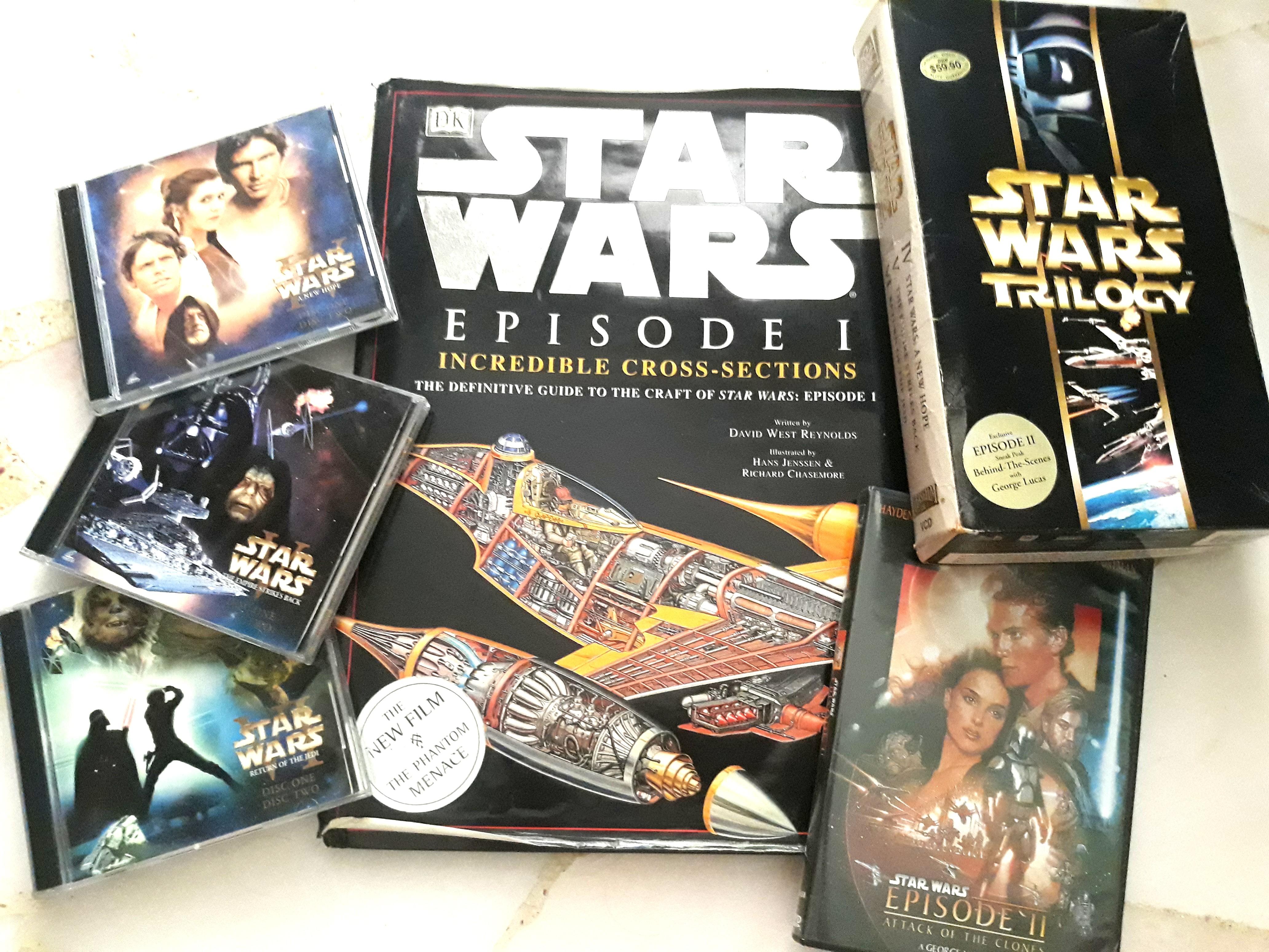 Star Wars Trilogy VCD + book, Hobbies & Toys, Music & Media, CDs & DVDs ...