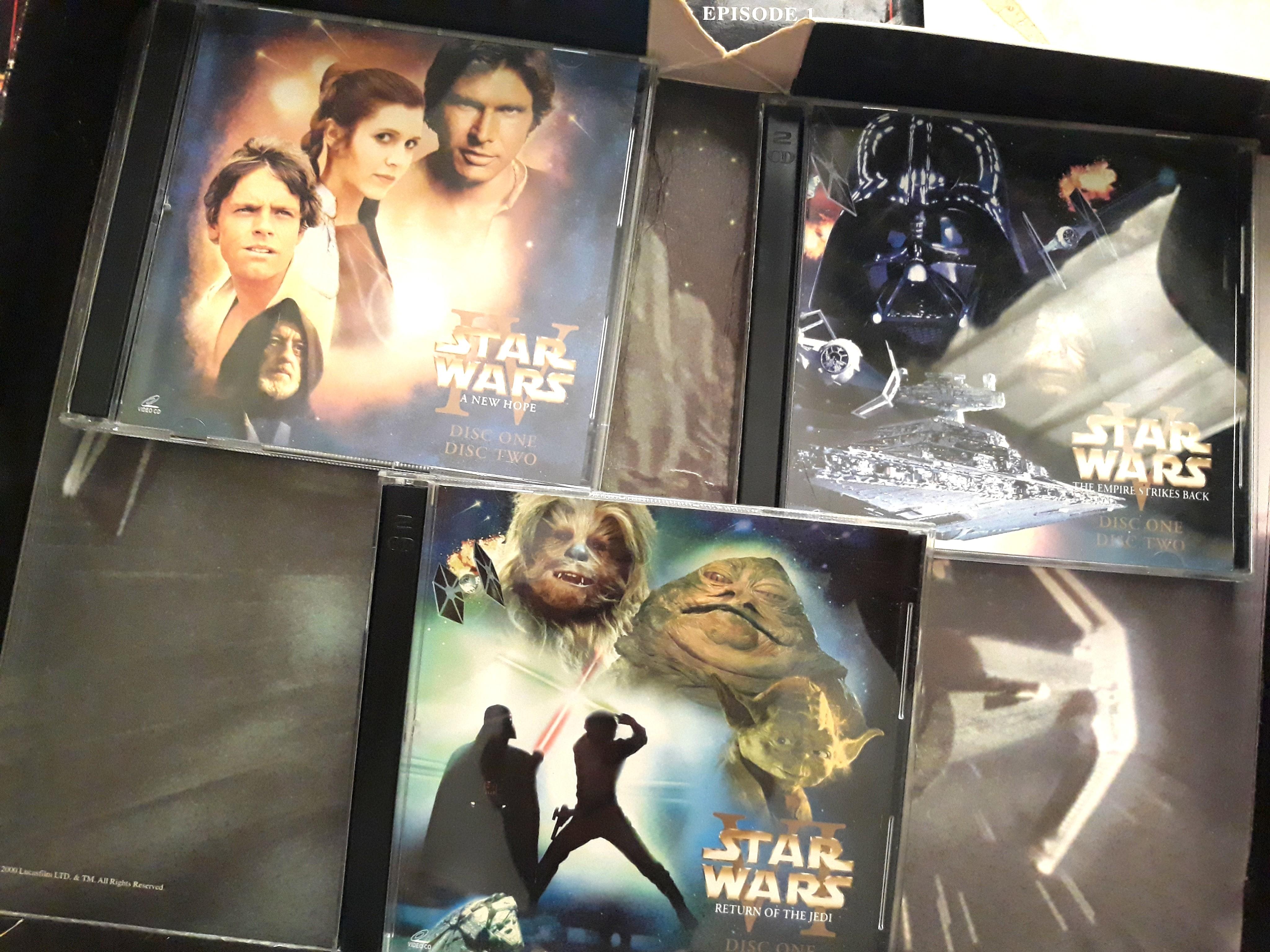 Star Wars Trilogy VCD + book, Hobbies & Toys, Music & Media, CDs & DVDs ...